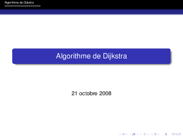 (PDF) Algorithme de Dijkstra