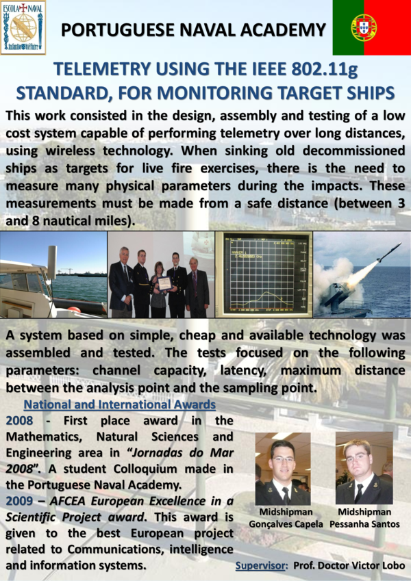 (PDF) Telemetry using the IEEE 802.11g Standard, for monitoring target ships