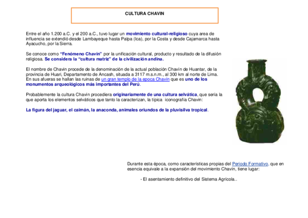 (DOC) Chavin iconografia 1