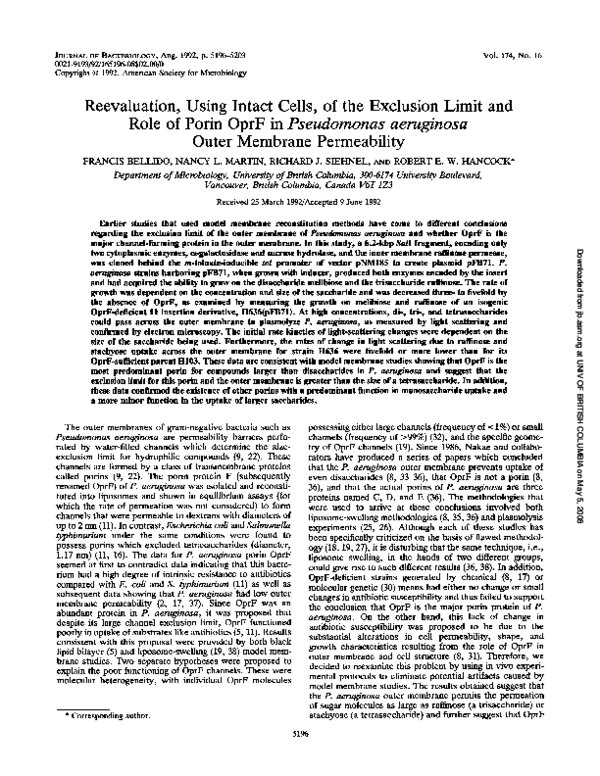 (PDF) Reevaluation, UsingIntact Cells, oftheExclusion Limitand ...