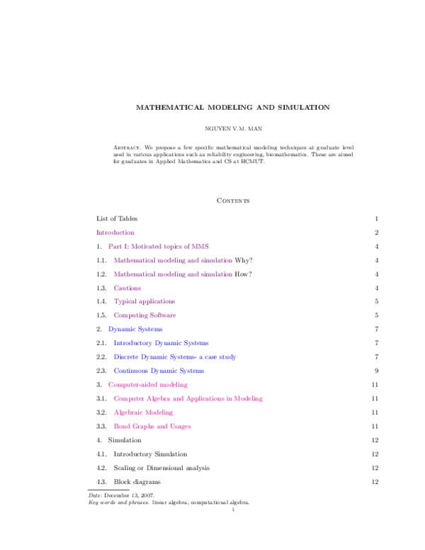 (PDF) Mathematical-Modeling-Simulation-old (PDF) Mathematical-Modeling-Simulation-old