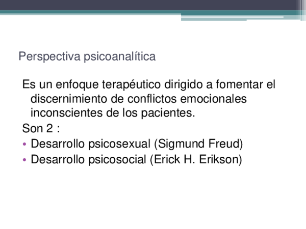 Ppt Perspectiva Psicoanalítica Karla M Cohuo
