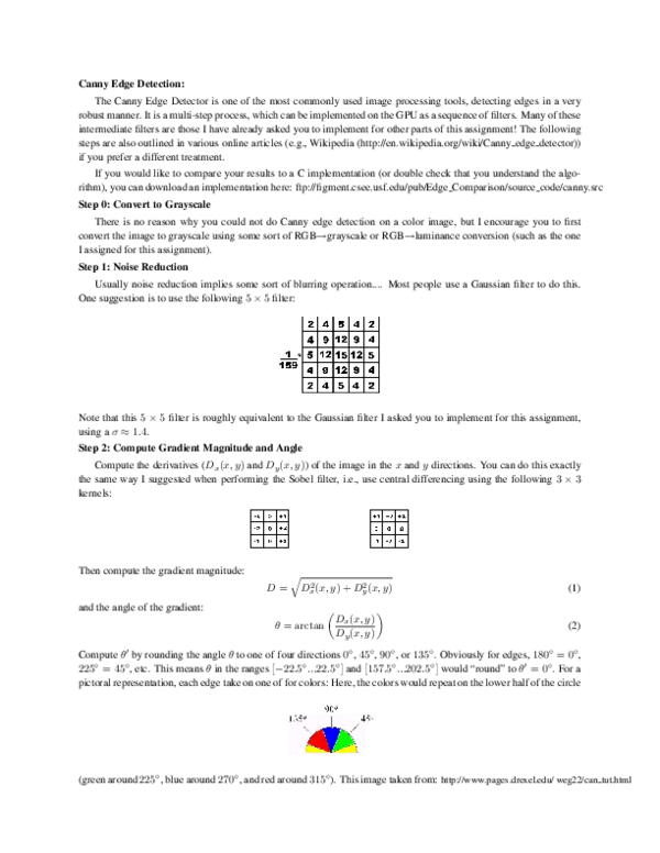 (PDF) Canny Edge Detection