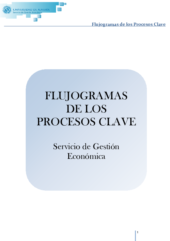 (PDF) Flujogramas de los Procesos Clave FLUJOGRAMAS DE LOS PROCESOS CLAVE