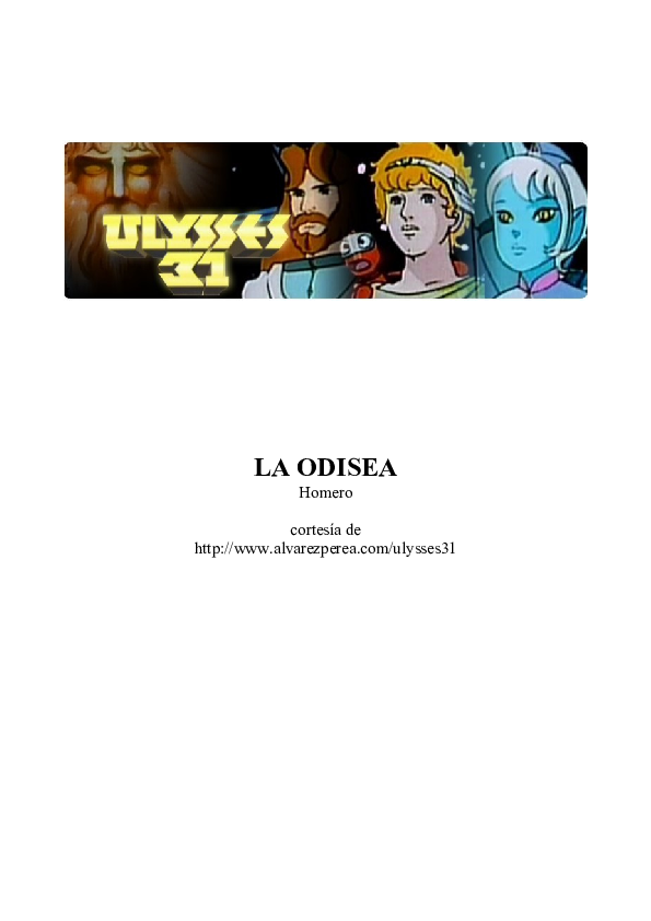 (PDF) LA ODISEA