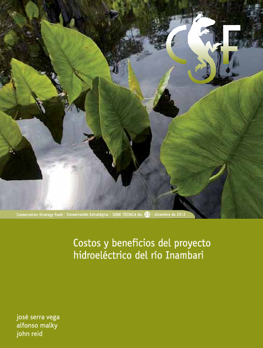(PDF) CONSERVATION STRATEGY FUND CONSERVACIÓN ESTRATÉGICA