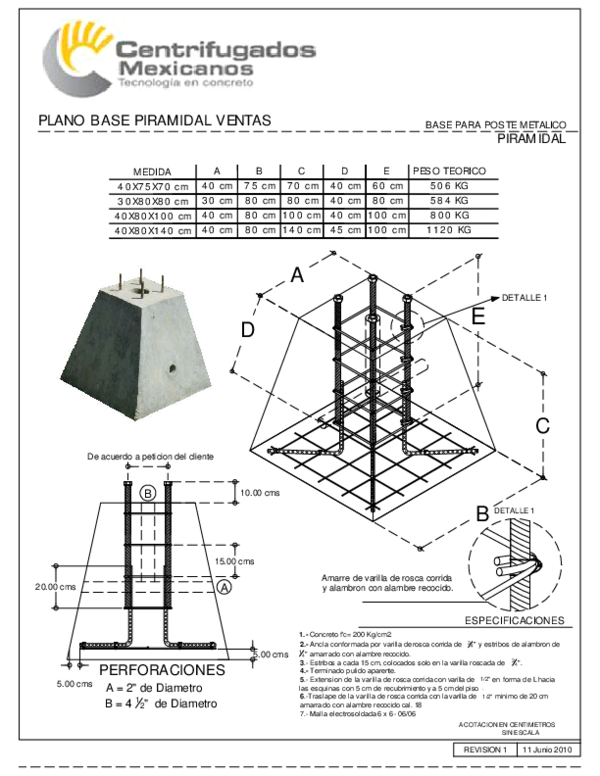 PLANO BASE PIRAMIDAL VENTAS