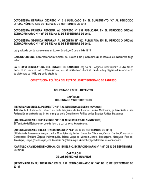 (PDF) Constitución estatal