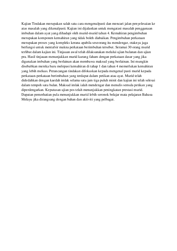 (PDF) Kajian tindakan