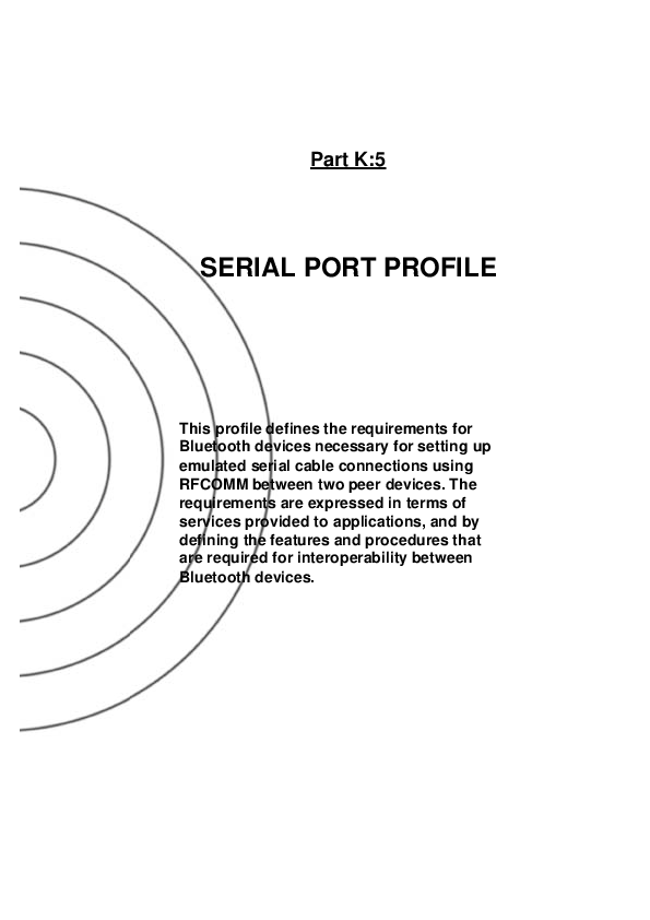 (PDF) SERIAL PORT PROFILE | Sarang Bagade - Academia.edu