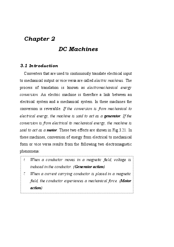 (PDF) Chapter 2 DC Machines