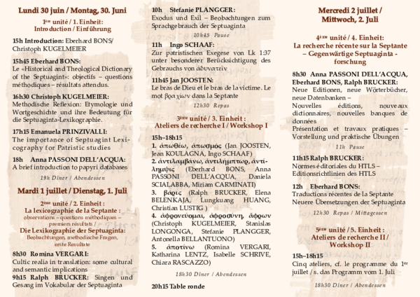 (PDF) The Lexicography of the Septuagint - Etymology, History of Words ...