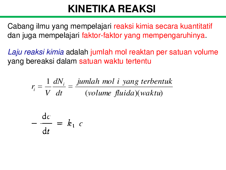 (PDF) KINETIKA REAKSI
