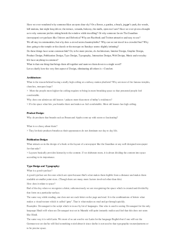 (DOC) Breathing Space – Colloquium Paper