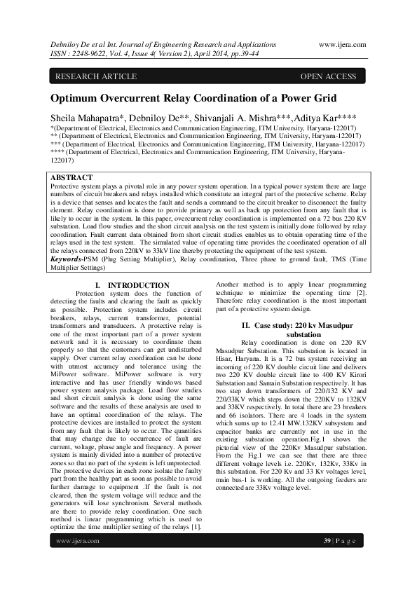 (PDF) A The ABC's of Overcurrent Coordination | Alex Papathanasiou - Academia.edu