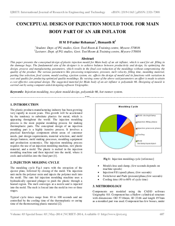 (PDF) CONCEPTUAL DESIGN OF INJECTION MOULD TOOL FOR MAIN BODY PART OF ...