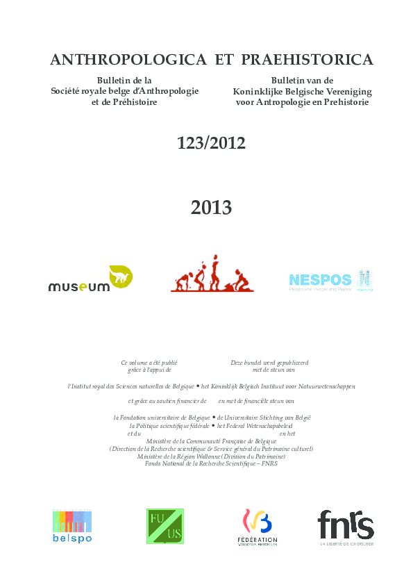 (PDF) Spy Cave: State of 125 Years of Pluridisciplinary Research on the ...