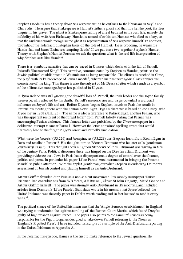 (PDF) The Trojan Horse; Ulysses and the Fall of Parnell