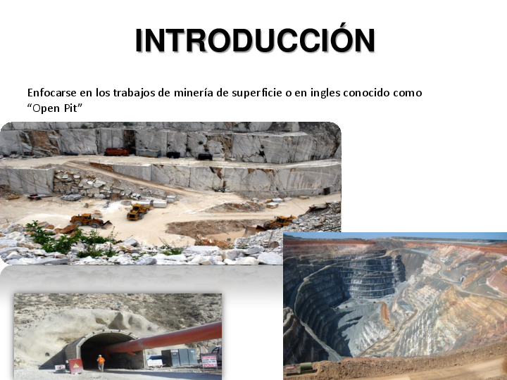 (PDF) open pit mining
