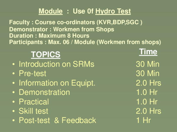 (PPT) Hydro test