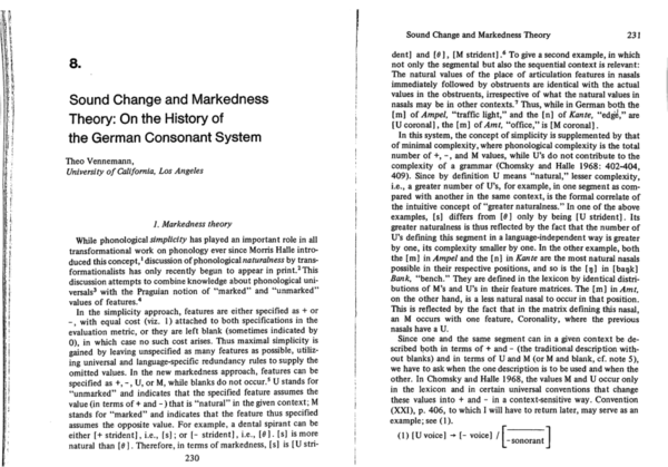 Sound change and markedness theory [1972]