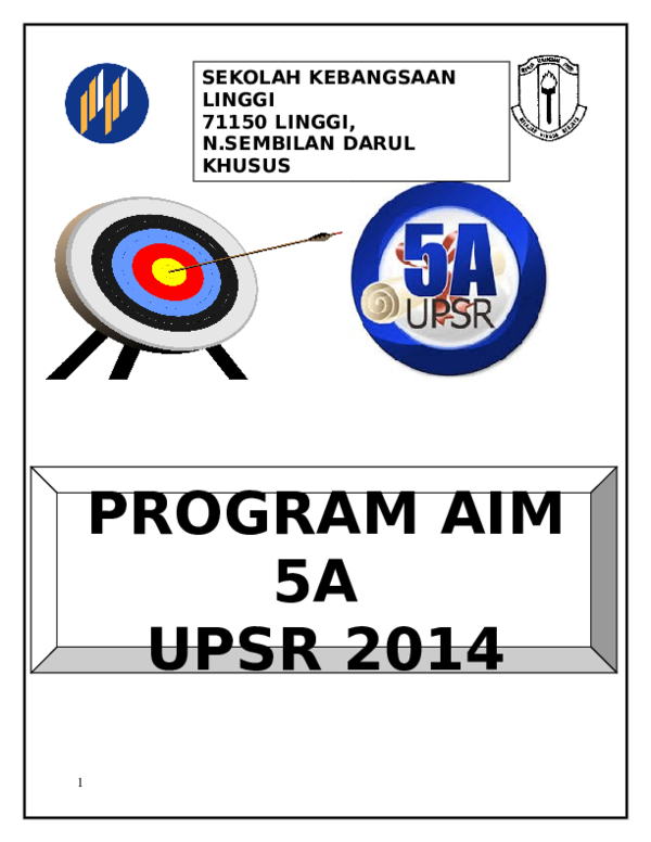 (DOC) PROGRAM AIM 5A UPSR 2014 ISI KANDUNGAN