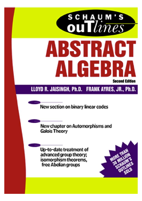 (PDF) (3) schaum - abstract algebra