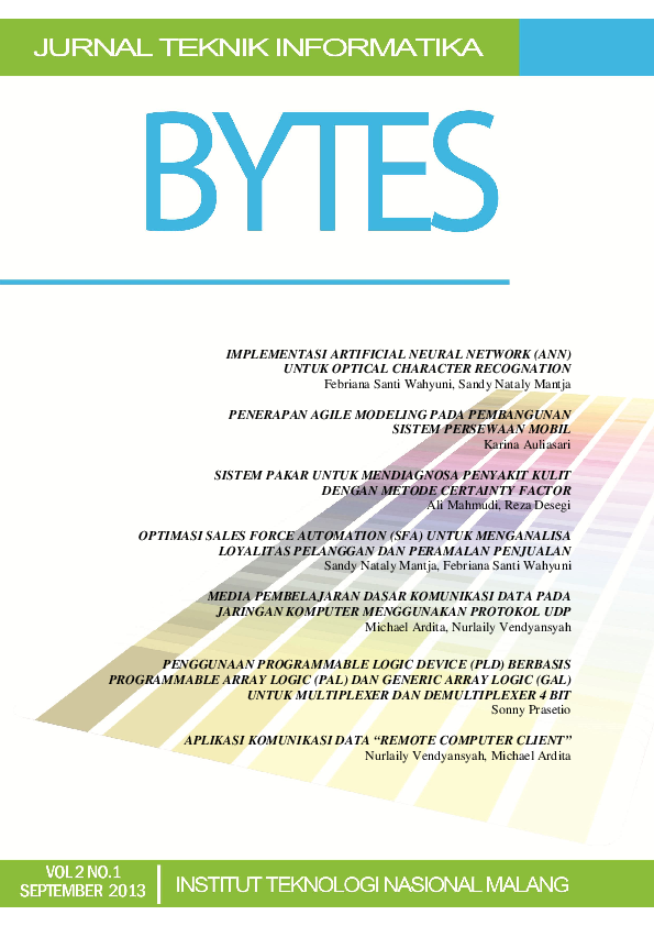Pdf Penggunaan Programmable Logic Device Pld Berbasis Programmable Array Logic Pal Dan