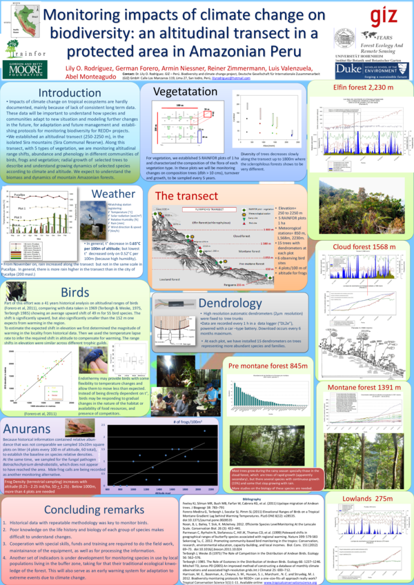 (PDF) Monitoring impacts of climate change on biodiversity: an altitudinal transect in a ...