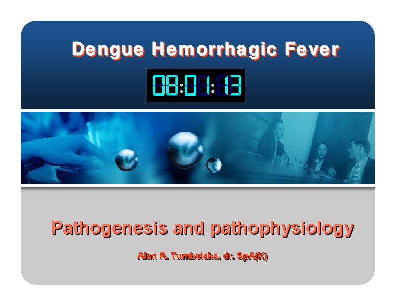 (PDF) Pathogenesis and pathophysiology of Dengue Hemorrhagic Fever