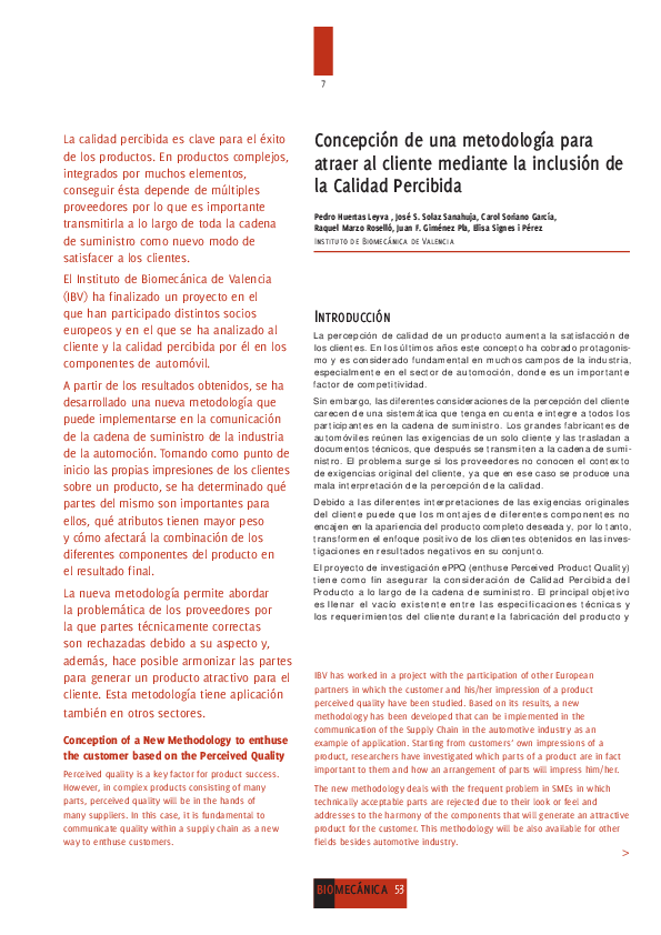 Concepción de una metodología para atraer al cliente mediante la ...