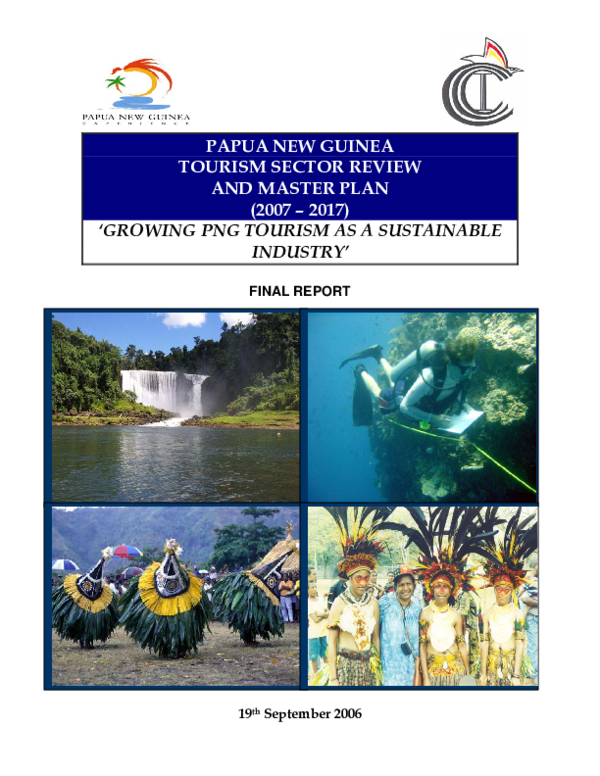 (PDF) PAPUA NEW GUINEA TOURISM SECTOR REVIEW AND MASTER PLAN (2007 ...
