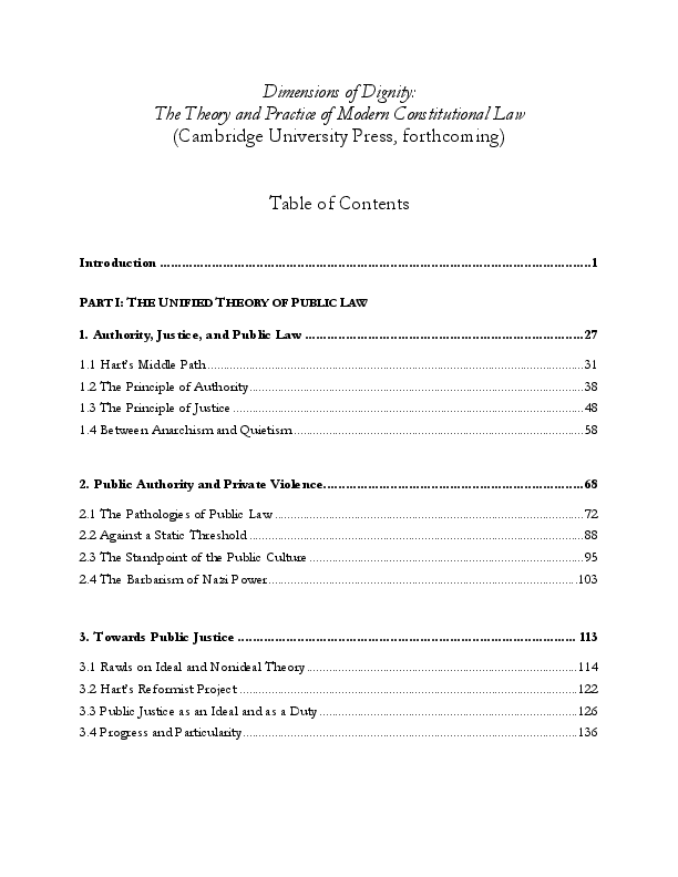 (PDF) Dimensions of Dignity: The Theory and Practice of Modern ...