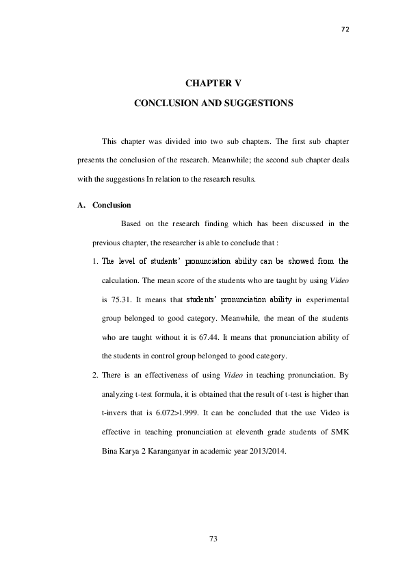 (DOC) CHAPTER V CONCLUSION AND SUGGESTIONS