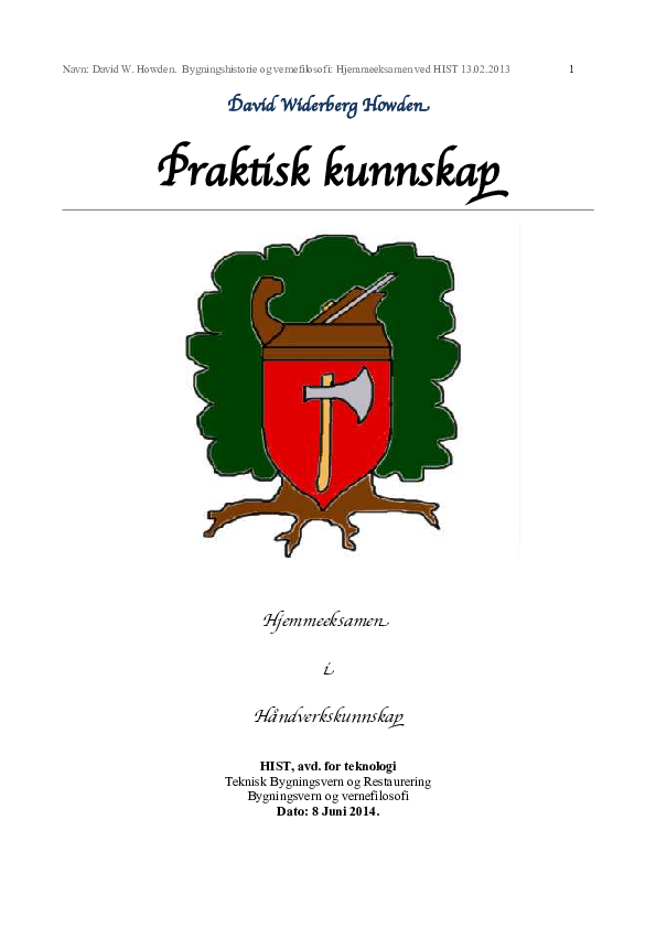 (PDF) Praktisk kunnskap