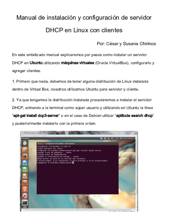 (PDF) Manual DHCP