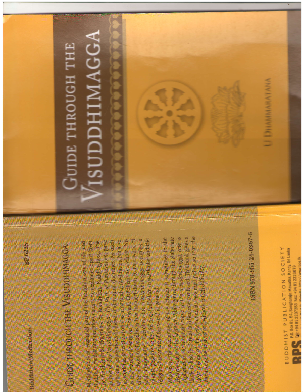 (PDF) Guide Through the Visuddhimagga, by U Dhammaratana