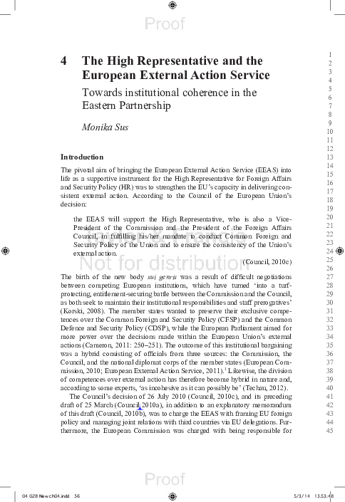 European External Action Service: European Union External Action