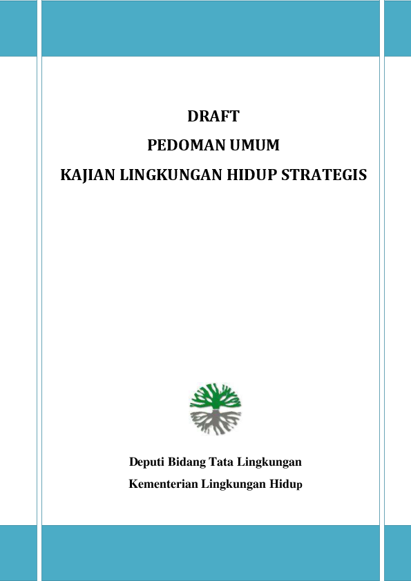 (PDF) Pedoman Umum KLHS