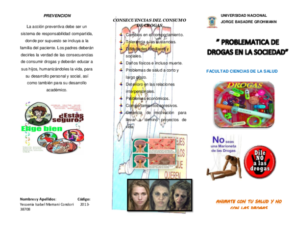 (DOC) Triptico DROGASSS