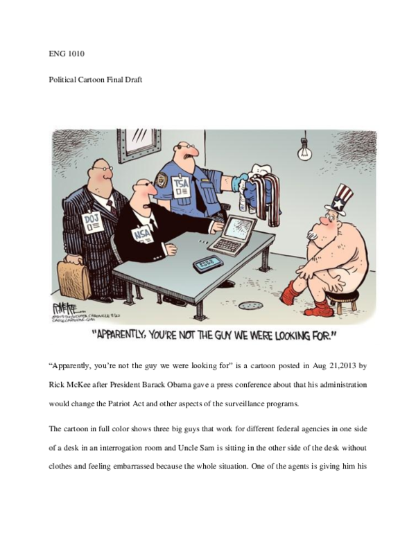 (DOC) Final Draft Political Cartoon