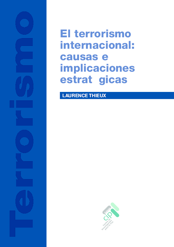 (PDF) Terrorismo El terrorismo internacional: causas e implicaciones estratégicas
