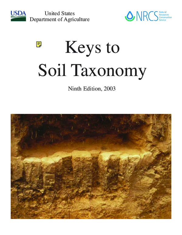 (PDF) Soil taxonomy