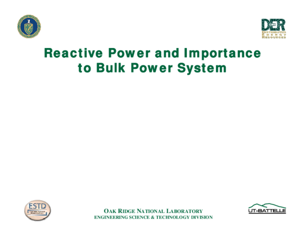 (PDF) OAK RIDGE NATIONAL LABORATORY ENGINEERING SCIENCE & TECHNOLOGY ...