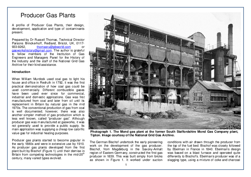 (PDF) Producer Gas Plants