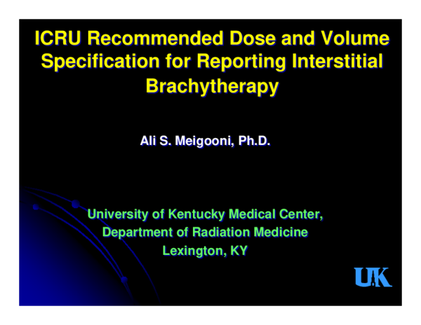 (PDF) ICRU Interstitial Reporting