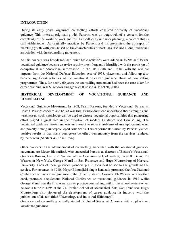 (DOC) INTRODUCTION During its early years