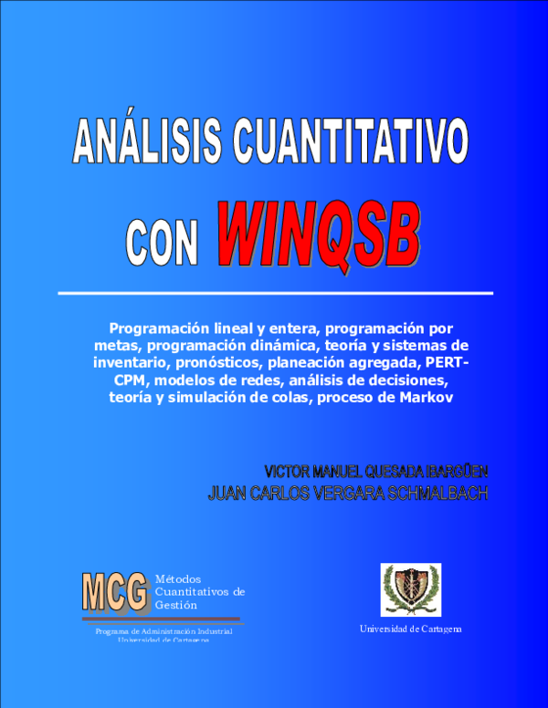 (PDF) Manual Win QSB