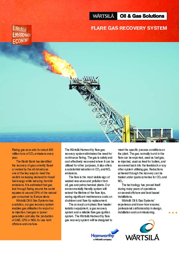 (PDF) FLARE GAS RECOVERY SYSTEM