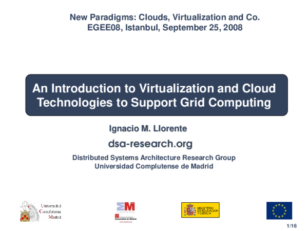 (PPT) An Introduction to Virtualization and Cloud Technologies to ...